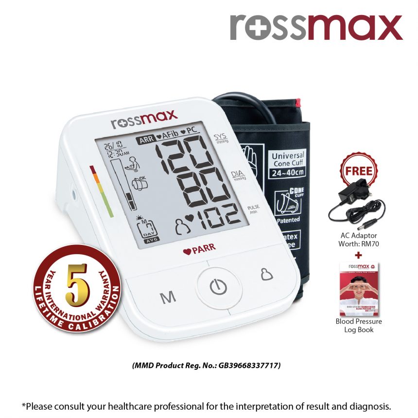 Rossmax Blood Pressure Monitor Model X5 - KPJ Healthshoppe