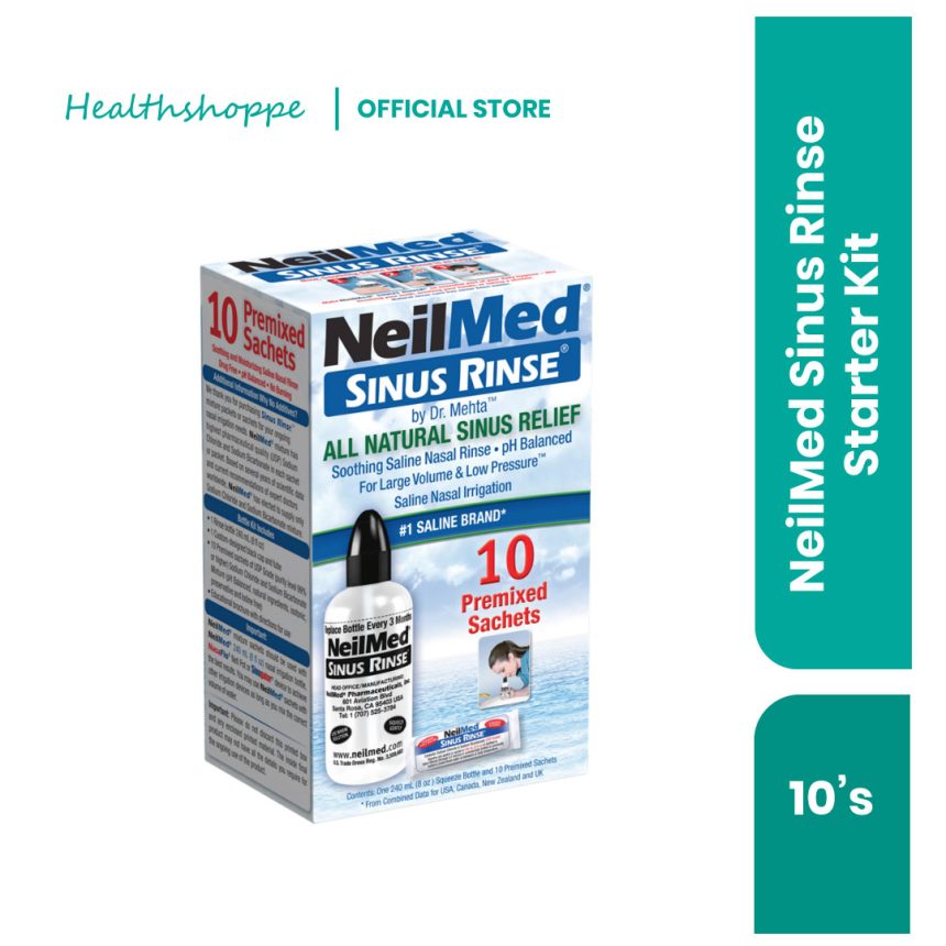 NEILMED SINUS RINSE STARTER KIT 10’S - KPJ Healthshoppe