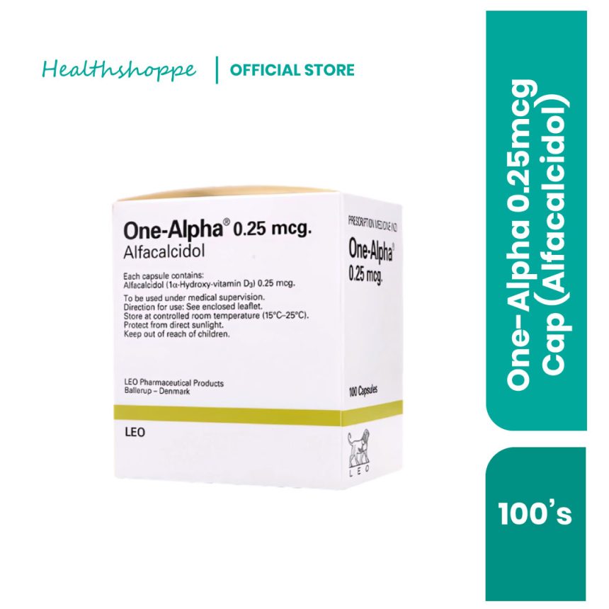 ONE-ALPHA 0.25MCG CAP (ALFACALCIDOL) 100s require consultation - KPJ ...