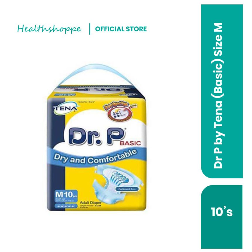 Dr P by Tena (Basic) Size M 10s - KPJ Healthshoppe