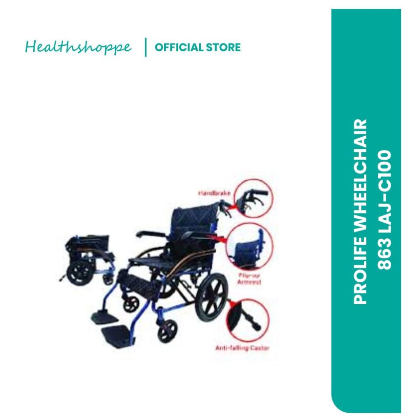 Prolife Wheelchair 863 LAJ-C100 - KPJ Healthshoppe