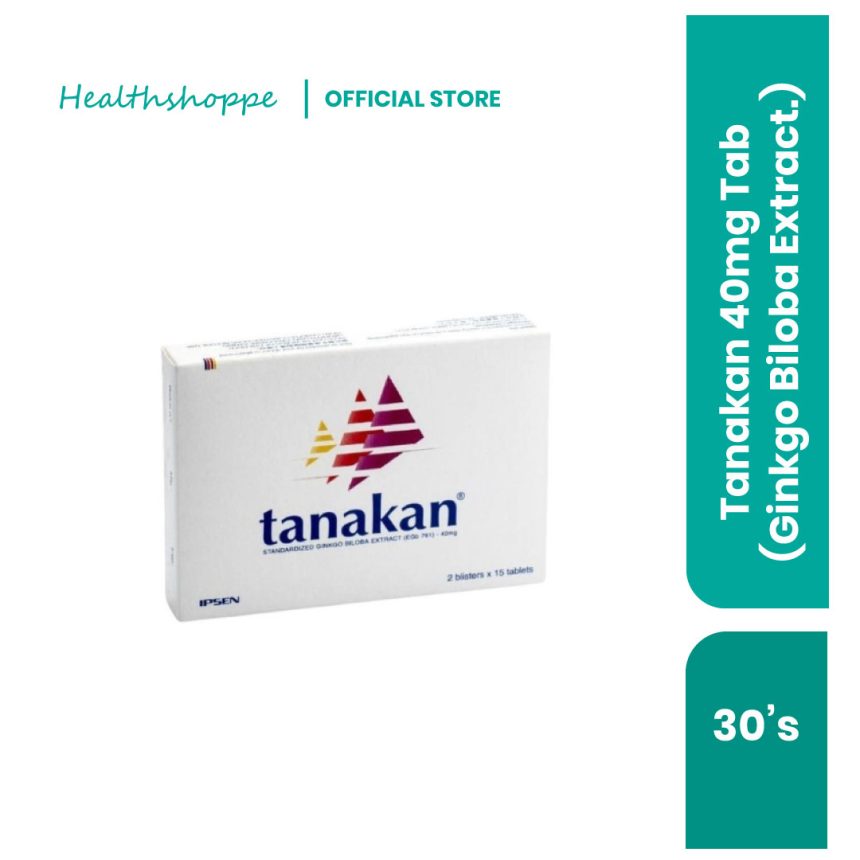 TANAKAN 40MG TAB (GINGKO BILOBA EXTR.) 30’s require consultation - KPJ ...