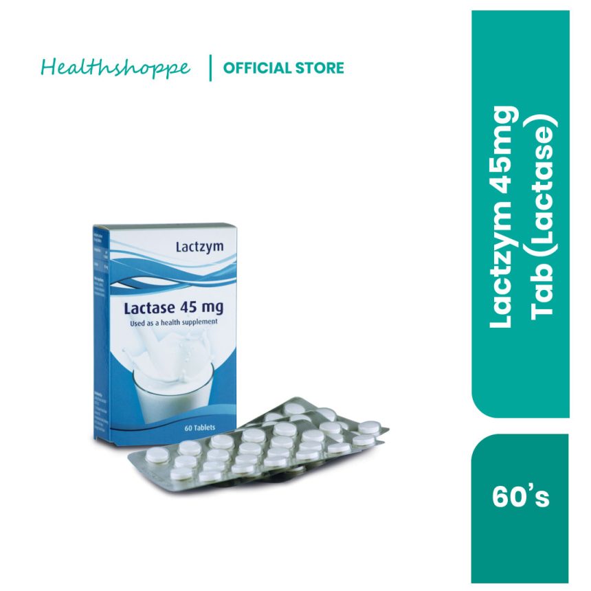LACTZYM 45MG TAB (LACTASE) 60’s - KPJ Healthshoppe