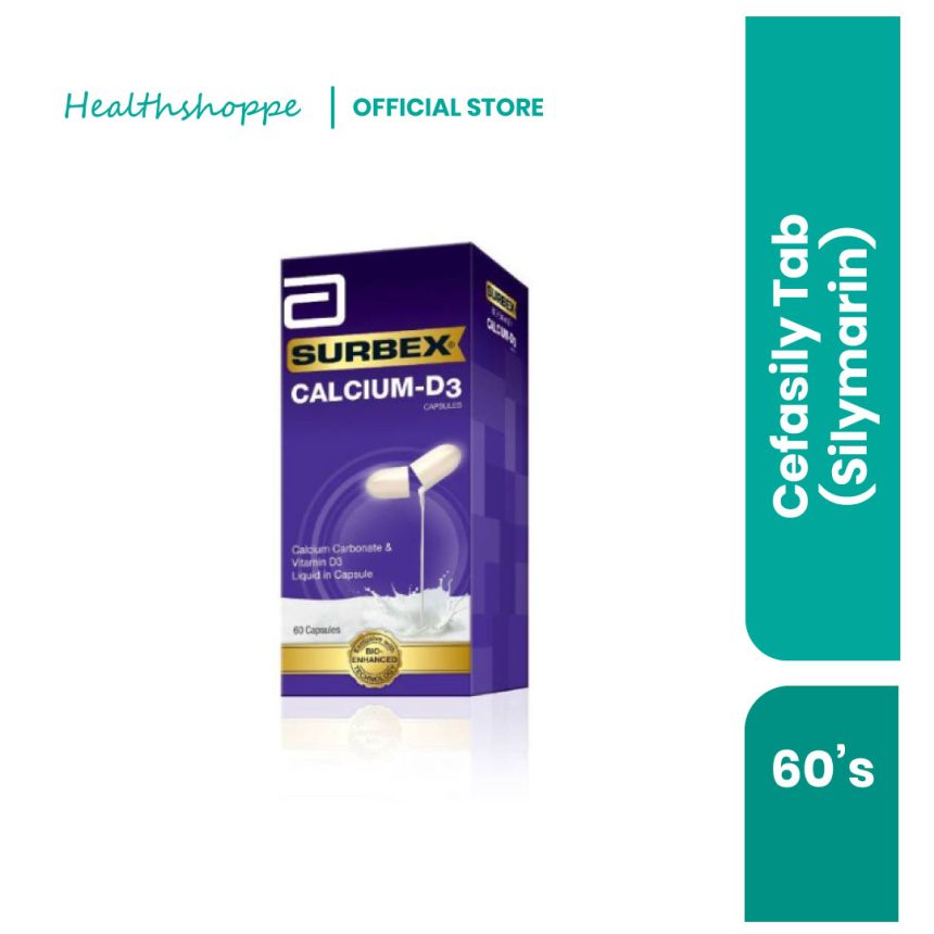 SURBEX BE CALCIUM D3 CAP 60 - KPJ Healthshoppe