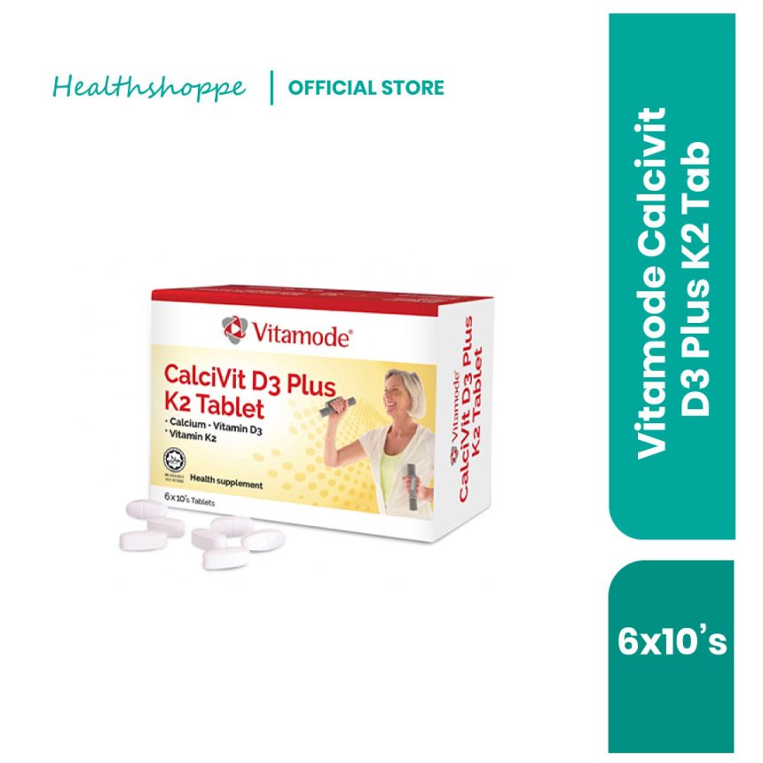 VITAMODE CALCIVIT D3 PLUS K2 TAB - KPJ Healthshoppe