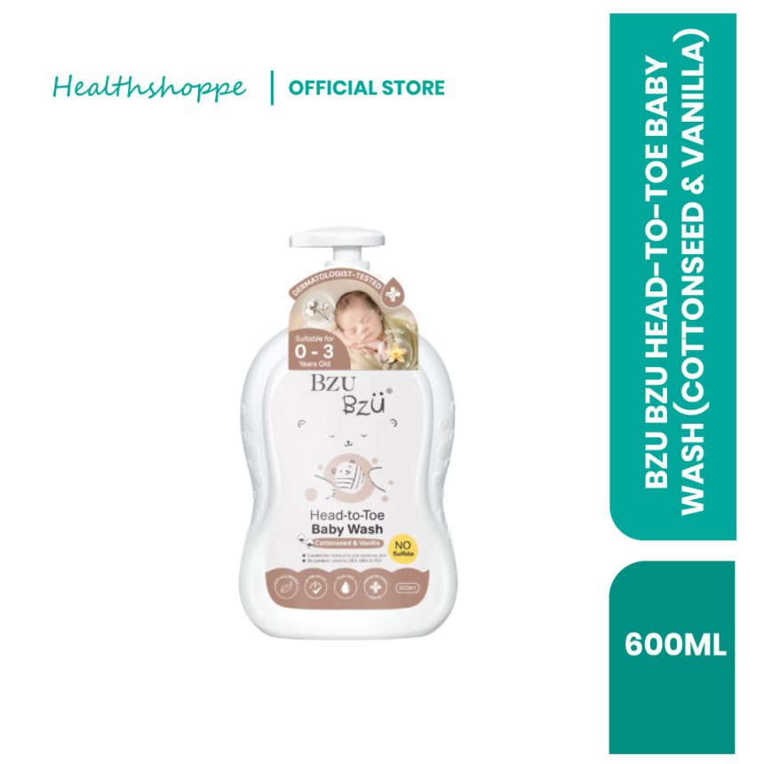BZU BZU HEAD-TO-TOE BABY WASH (COTTONSEED & VANILLA) 600ML - KPJ ...