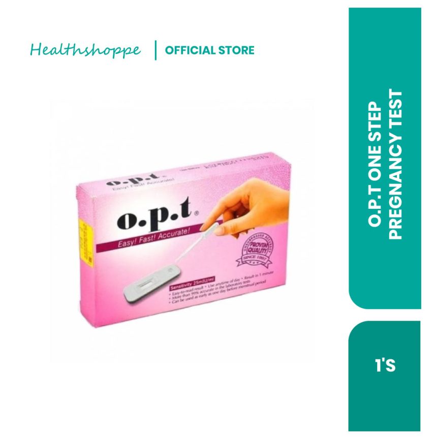 O.P.T ONE STEP PREGNANCY TEST 1’S - KPJ Healthshoppe